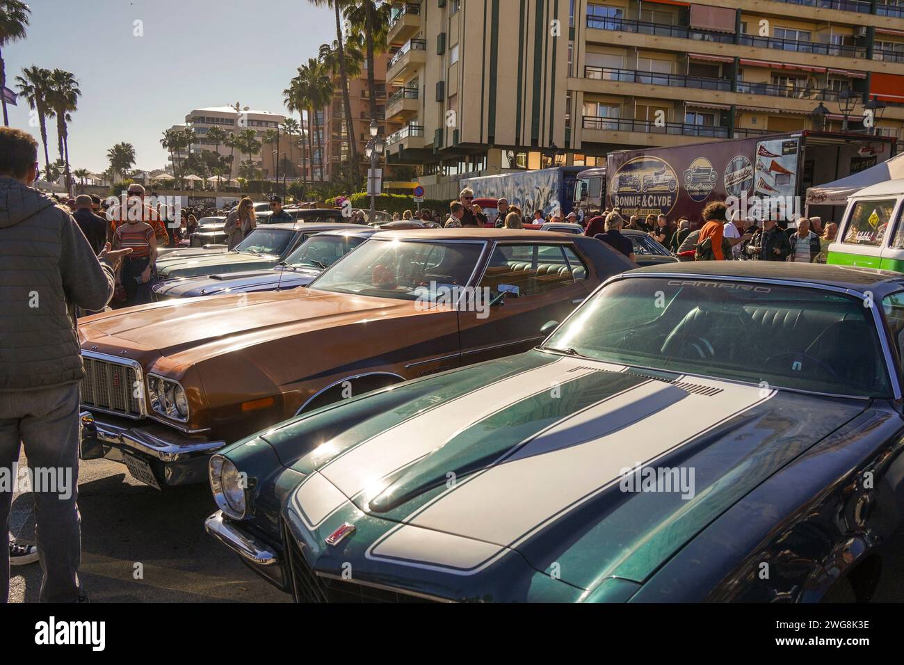 Hot rod Ford old classic car at display Rockin Race Jamboree festival ...