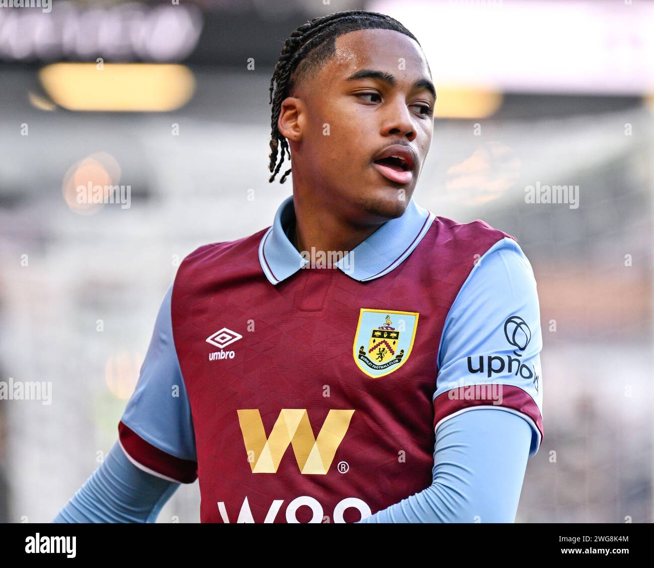Luca Koleosho of Burnley, during the Premier League match Burnley vs ...