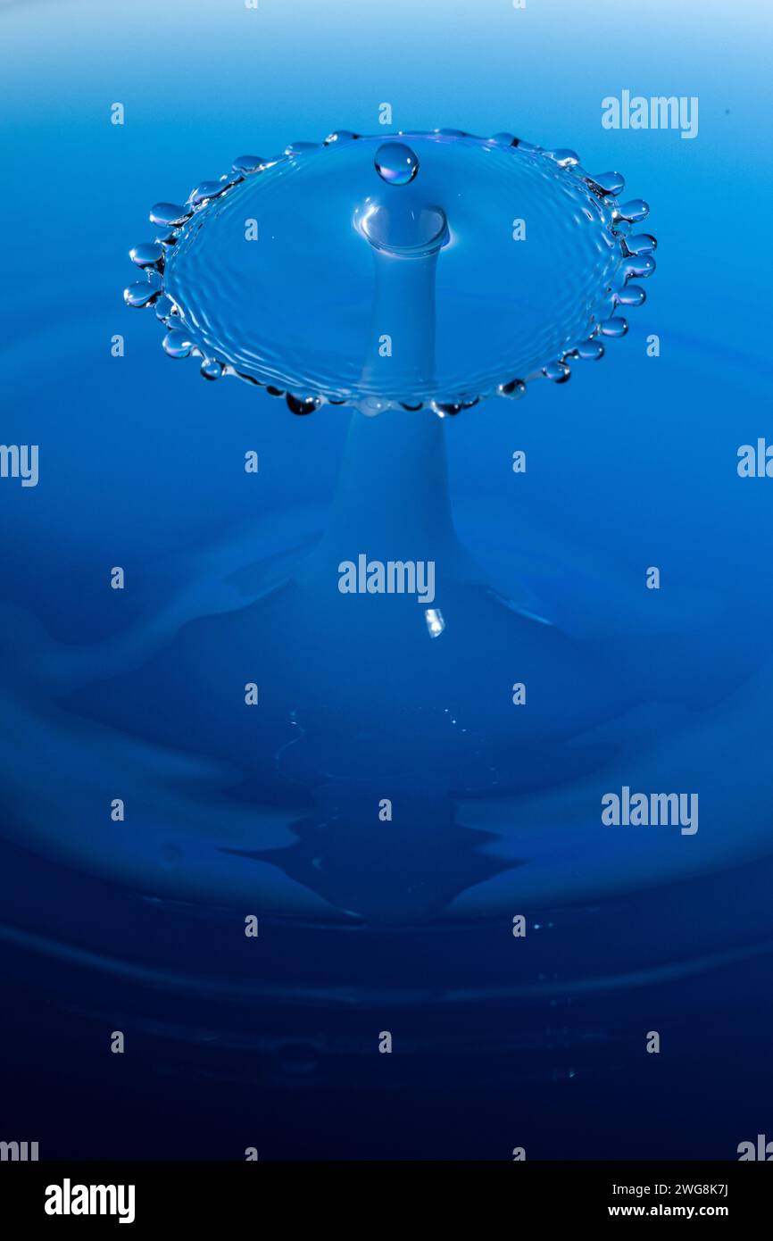 Abstract, splash art water drop collision photography Stock Photo - Alamy