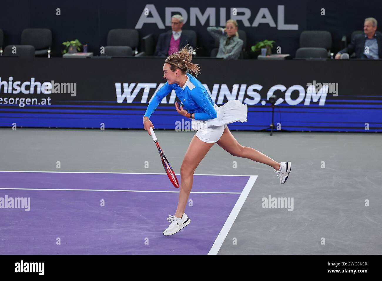 Linz, Upper Austria, Austria. 3rd Feb, 2024. Donna Vekic (CRO) in ...