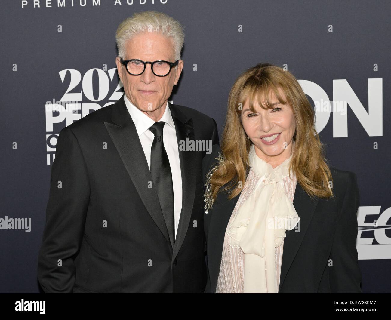 Los Angeles, California, USA. 02nd Feb, 2024. Ted Danson andMary ...