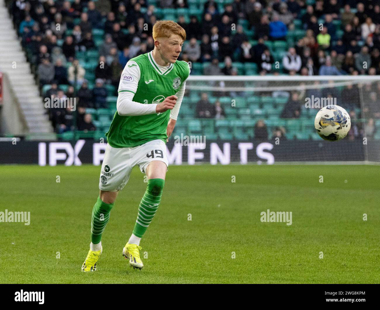 Edinburgh, UK. 03rd Feb, 2024. Scottish Premiership - Hibernian FC v St ...
