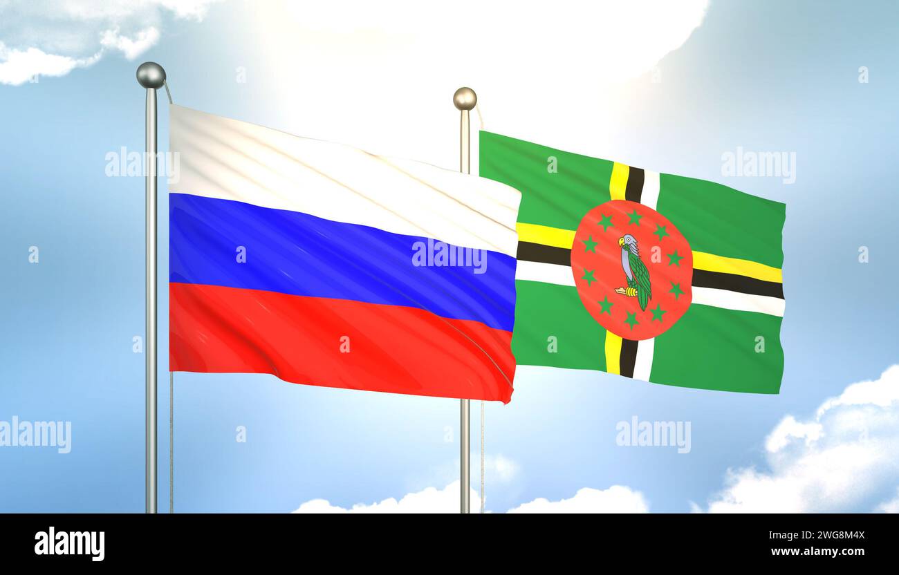 Dominica flags hi-res stock photography and images - Alamy