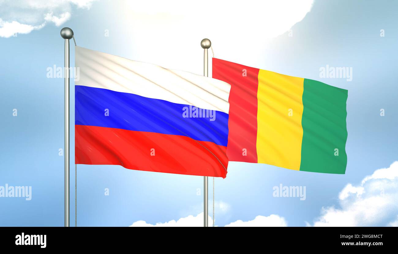 Guinea flags hi-res stock photography and images - Alamy