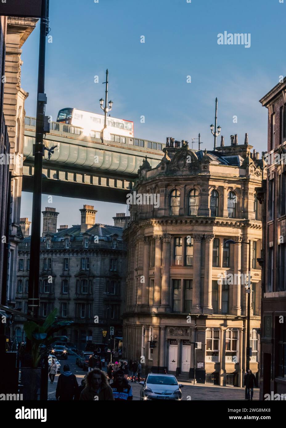 Photo of Dean Street showing the local architecture and the Iconic Tyne ...