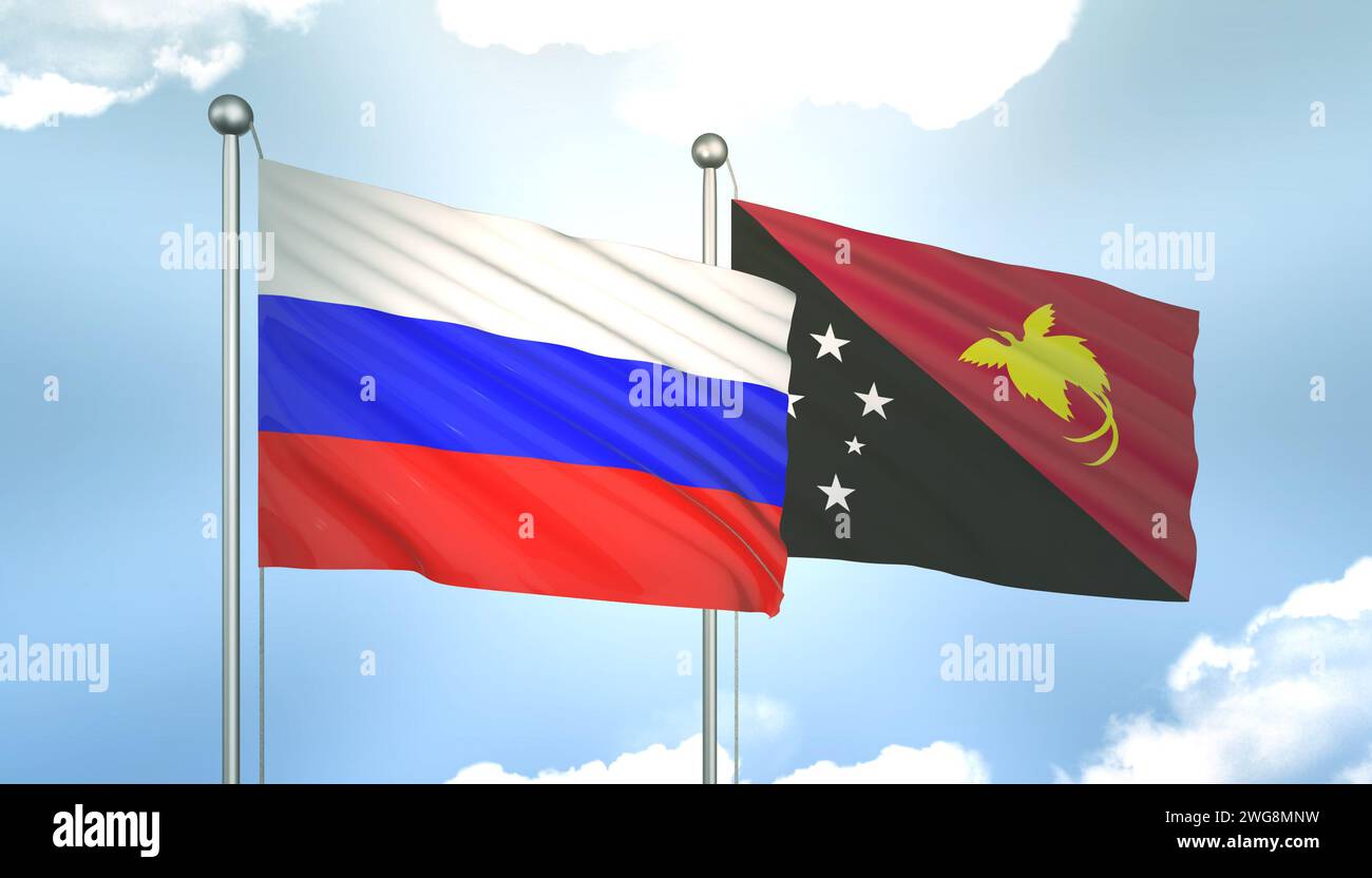 Flags papua new guinea on hi-res stock photography and images - Alamy