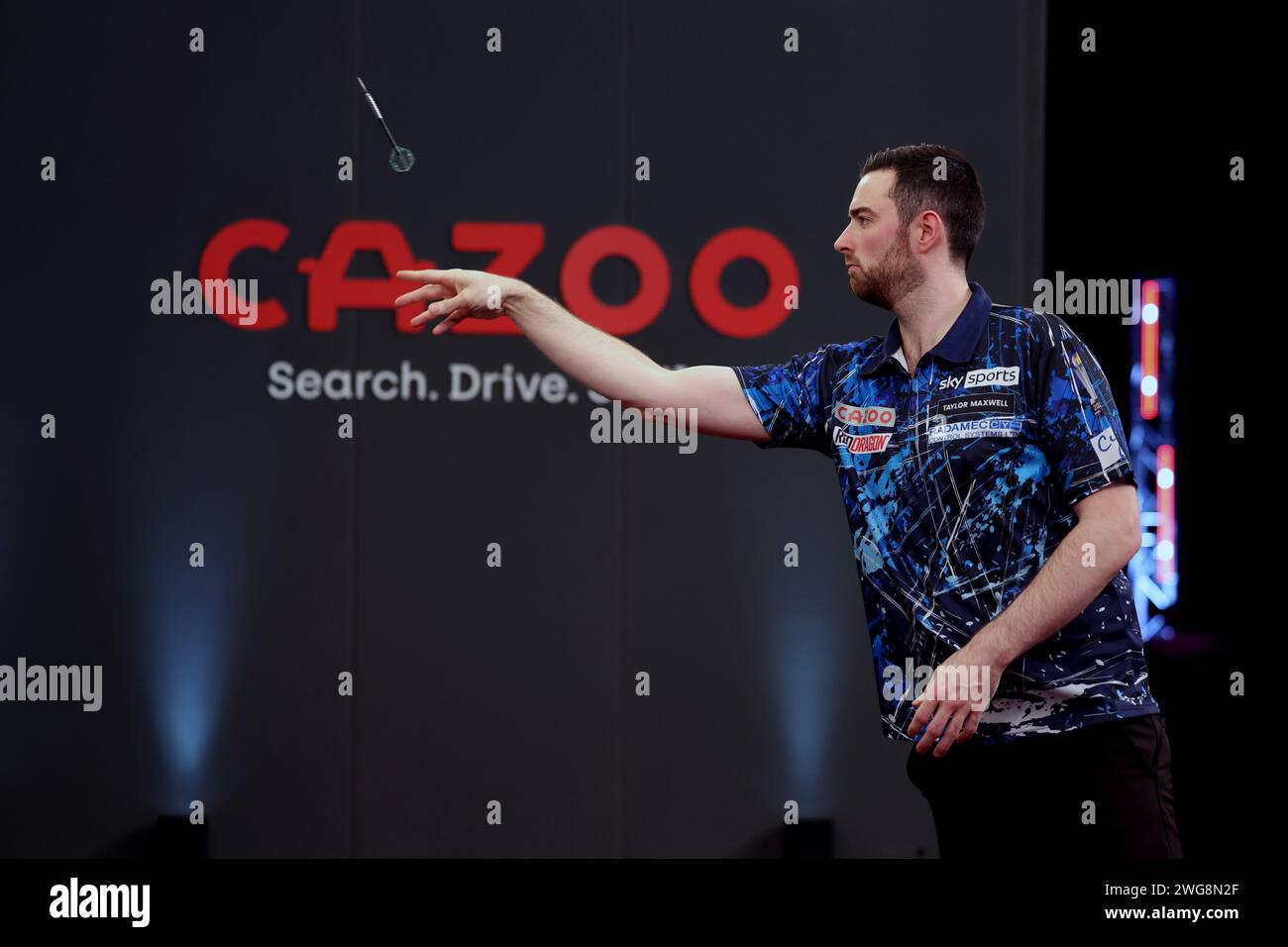 Marshall Arena, Milton Keynes, UK. 3rd Feb, 2024. 2024 PDC Cazoo Darts ...