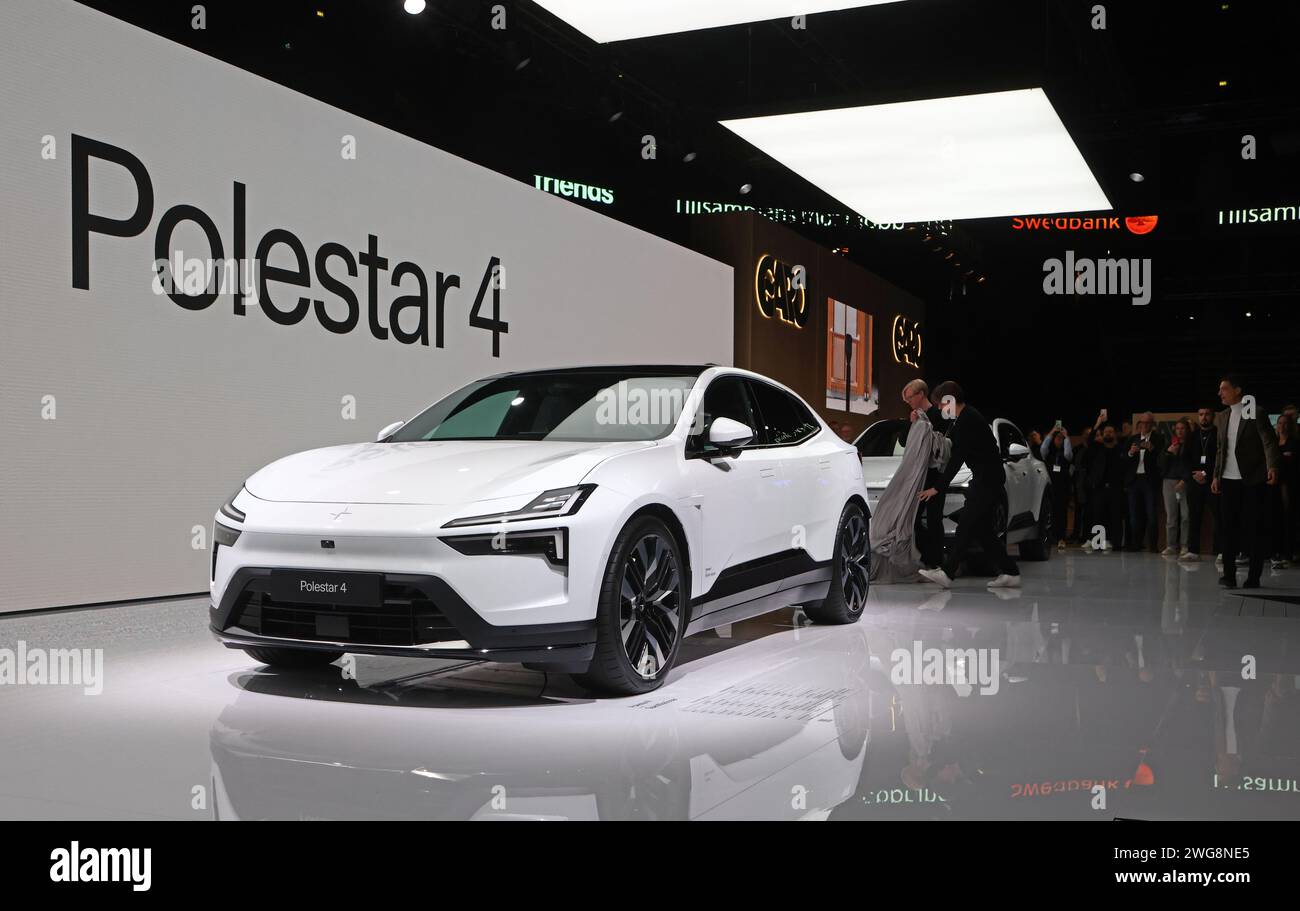 Polestar 4 presentation during Friday's press screening during Europe's ...