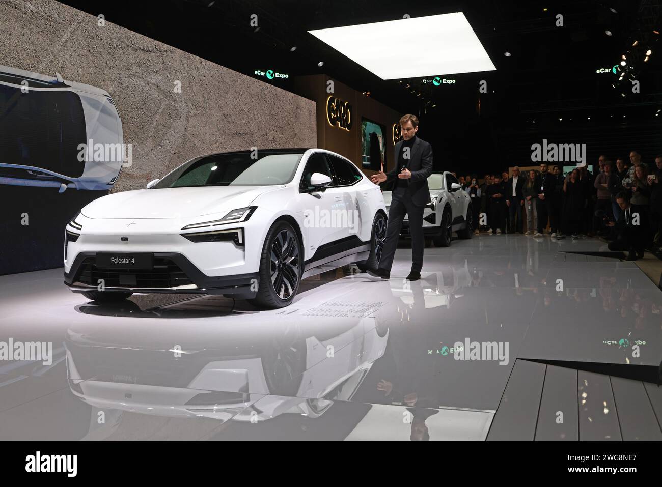 Polestar 4 presentation during Friday's press screening during Europe's ...