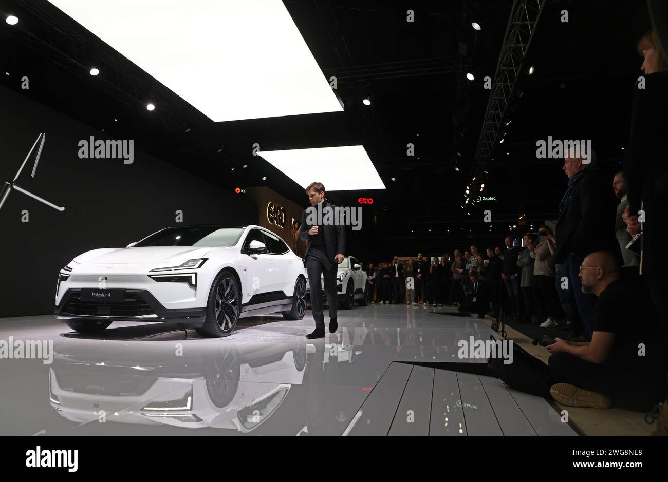 Polestar 4 presentation during Friday's press screening during Europe's ...