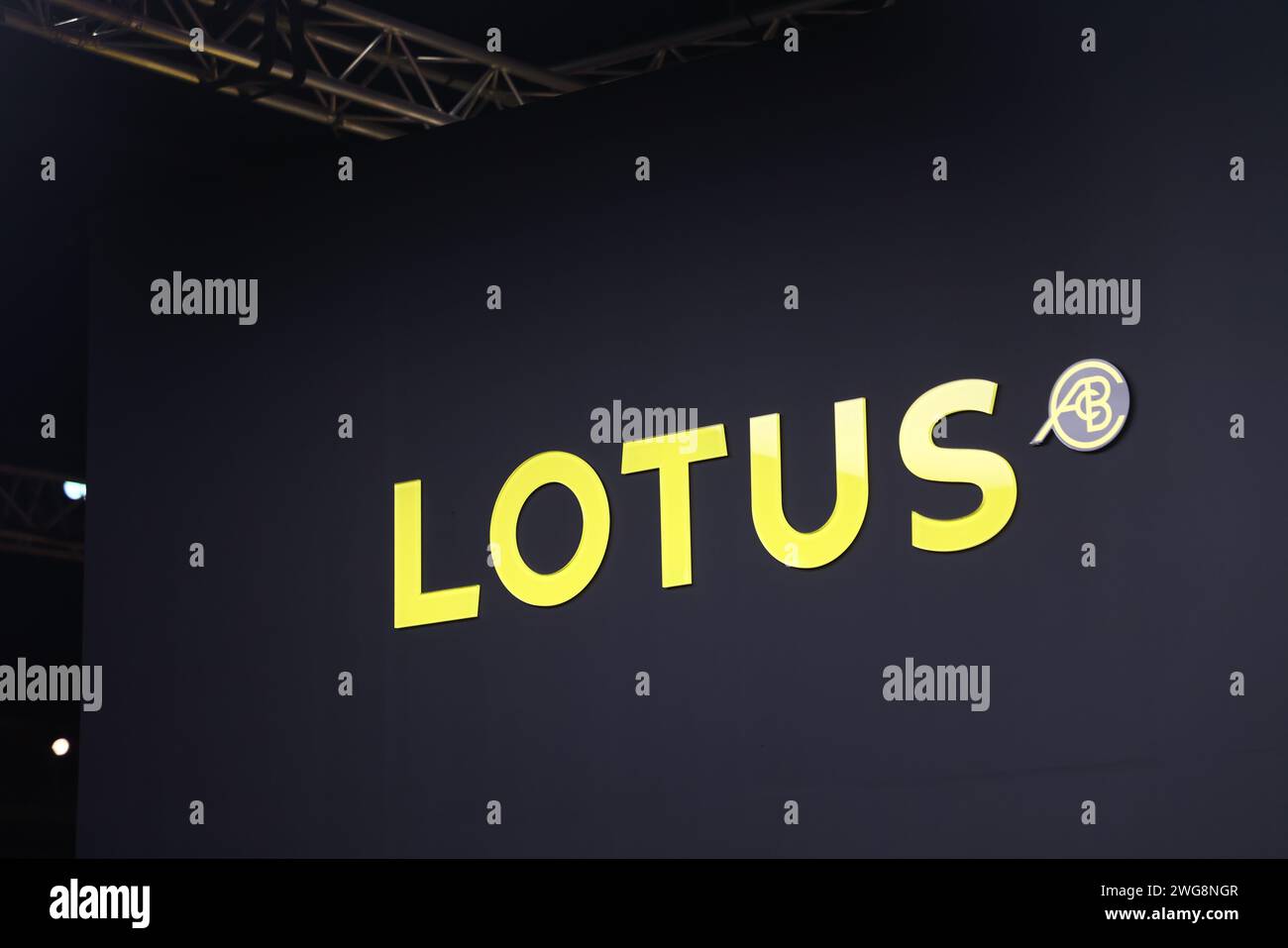 Lotus logo during Friday's press screening during Europe's largest ...