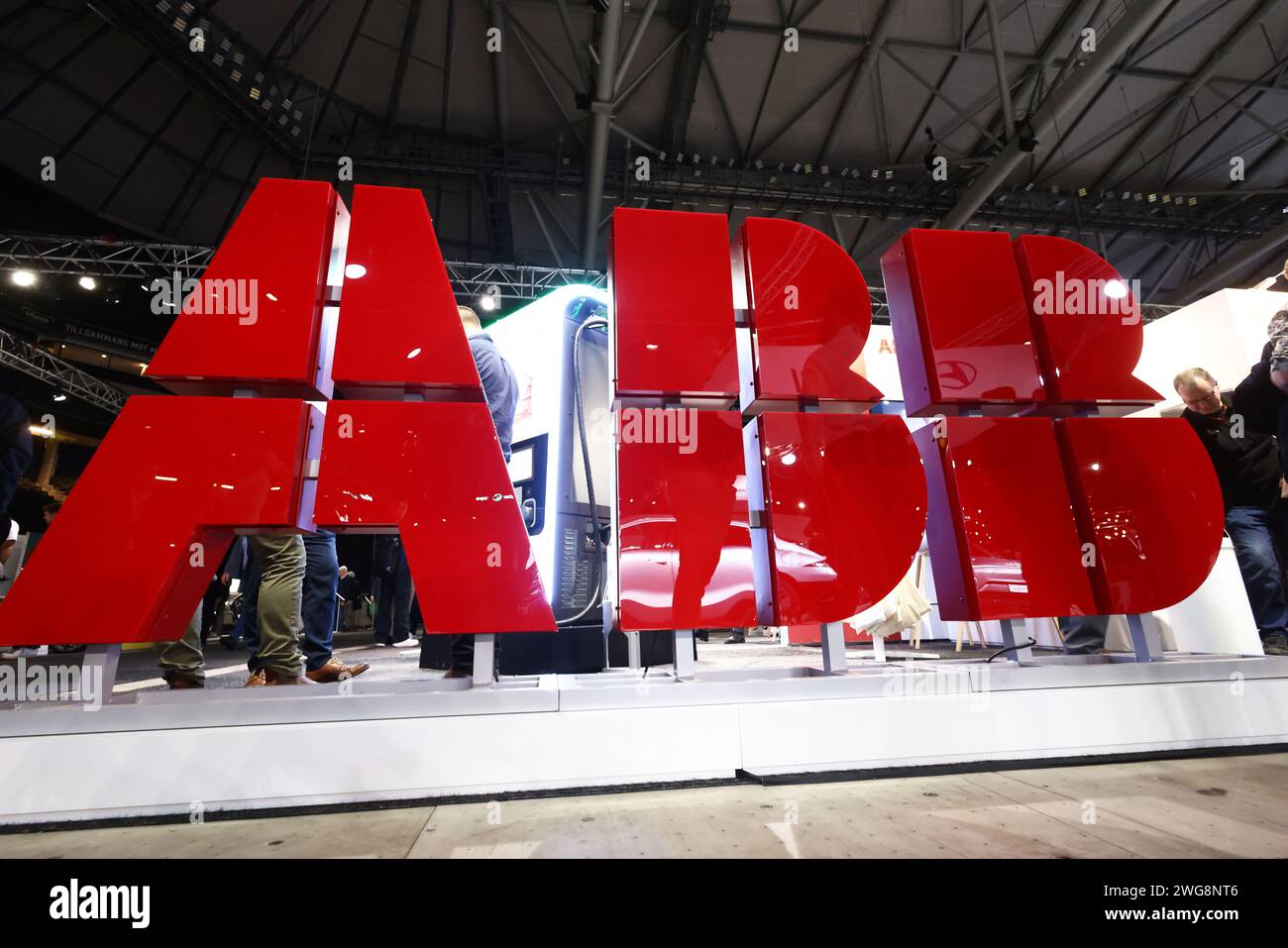 Abb logo during Friday's press screening during Europe's largest ...