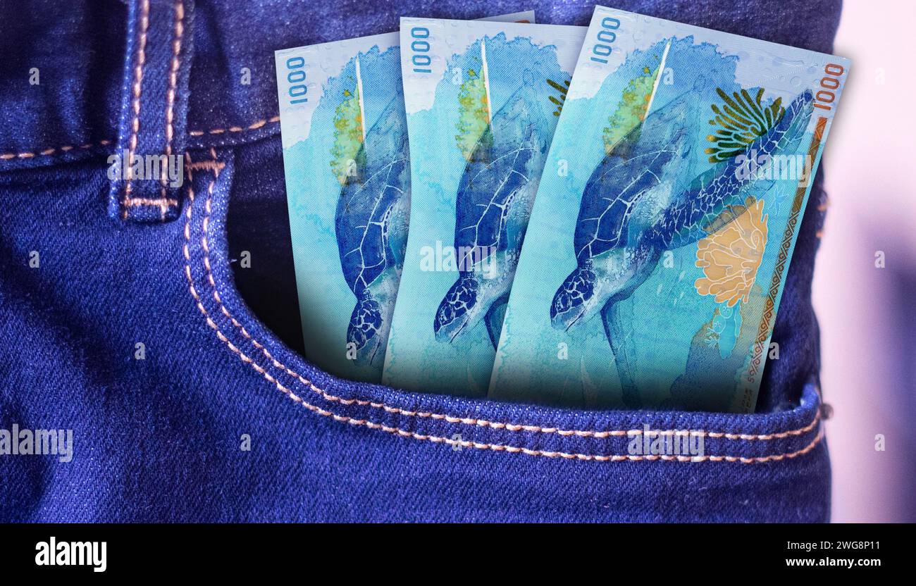 Maldivian rufiyaa banknote hi-res stock photography and images - Alamy