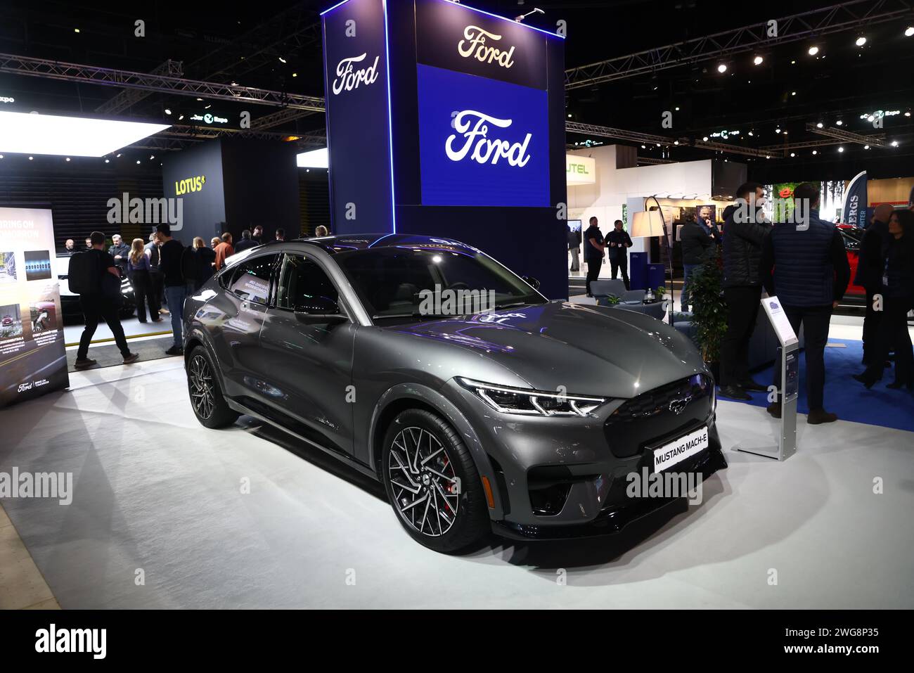 Ford Mustang Mach-E during Friday's press screening during Europe's ...