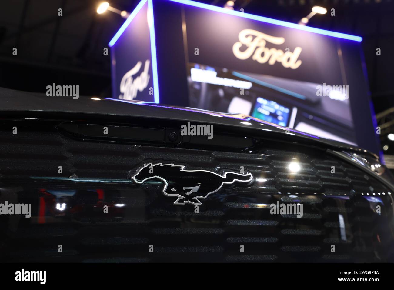 Ford Mustang Mach-E during Friday's press screening during Europe's ...