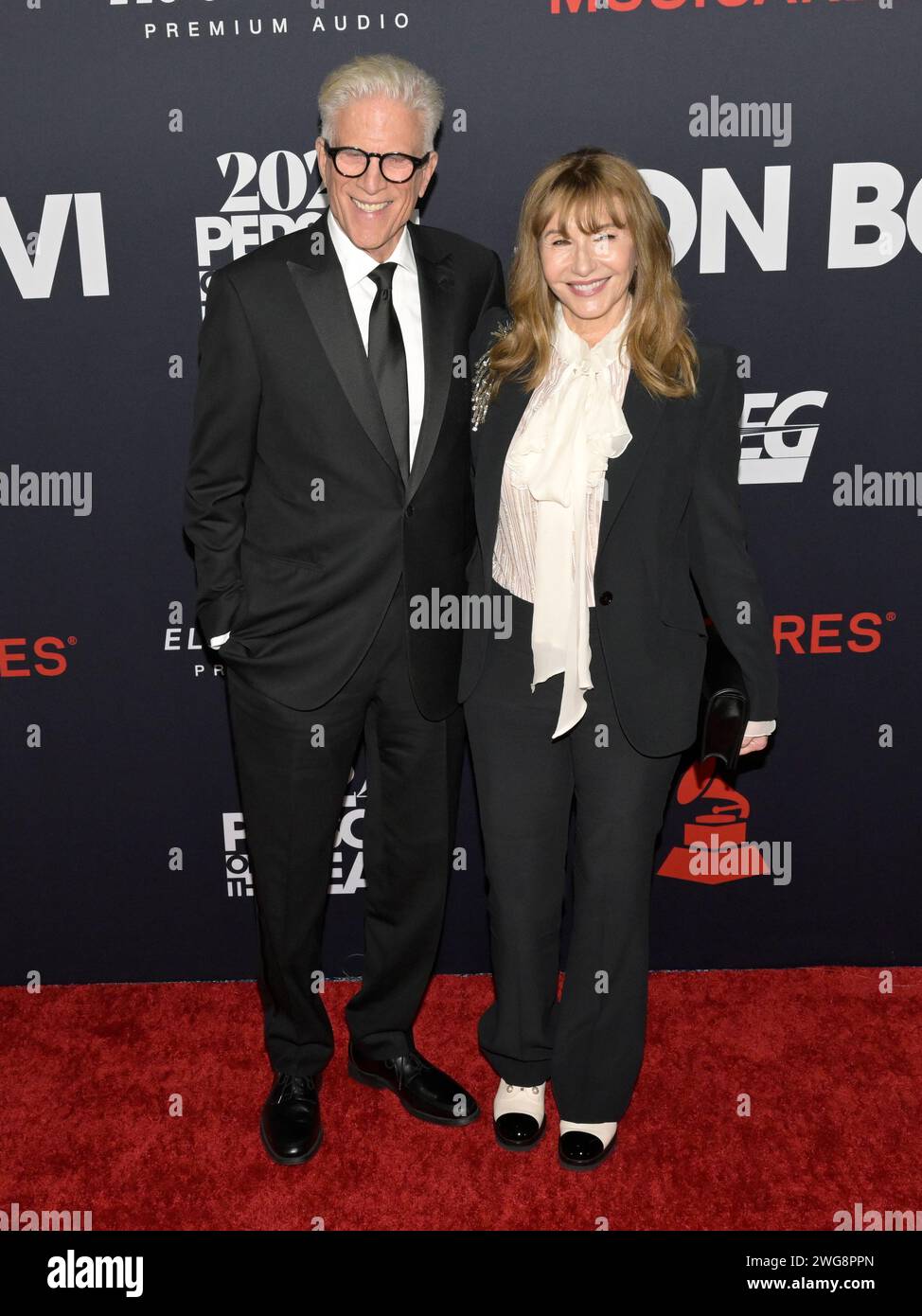 Los Angeles, California, USA. 02nd Feb, 2024. Ted Danson andMary ...