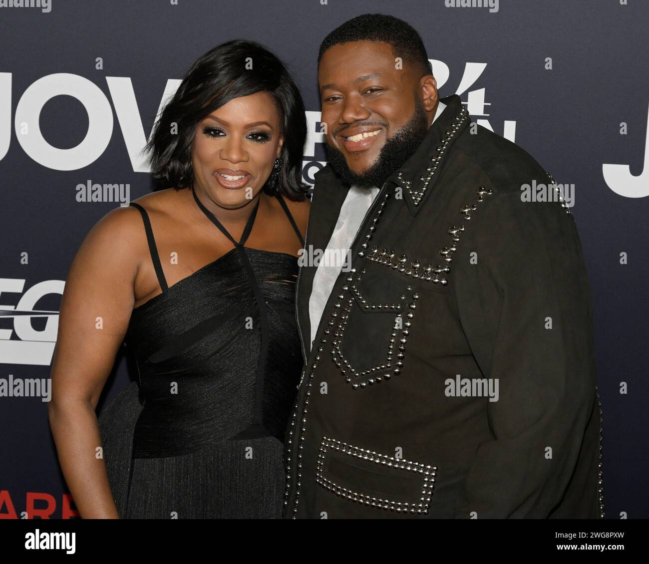 Los Angeles, California, USA. 02nd Feb, 2024. Tanya Trotter and Michael ...