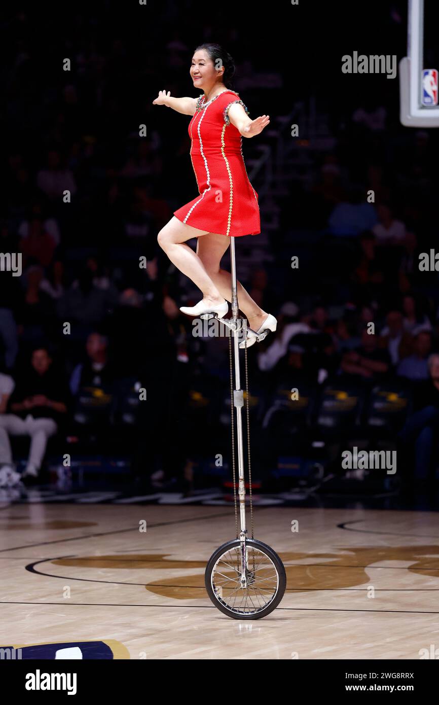 Rong Niu also known as the performer, Red Panda performs at halftime ...