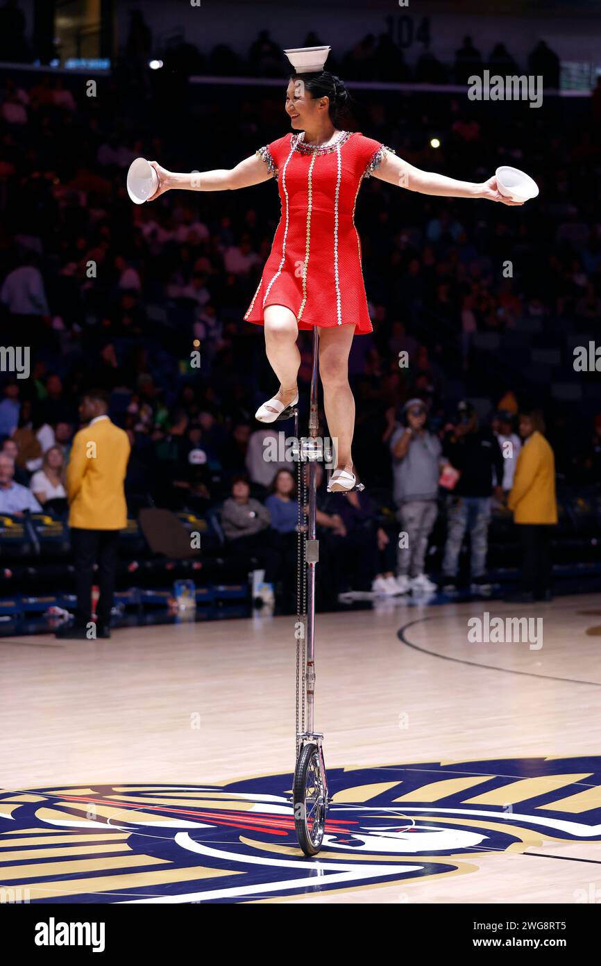 Rong Niu also known as the performer, Red Panda performs at halftime ...
