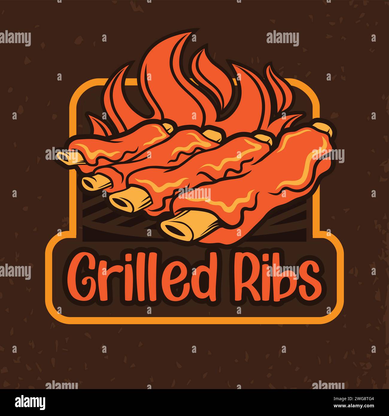 Rib logo hi-res stock photography and images - Alamy