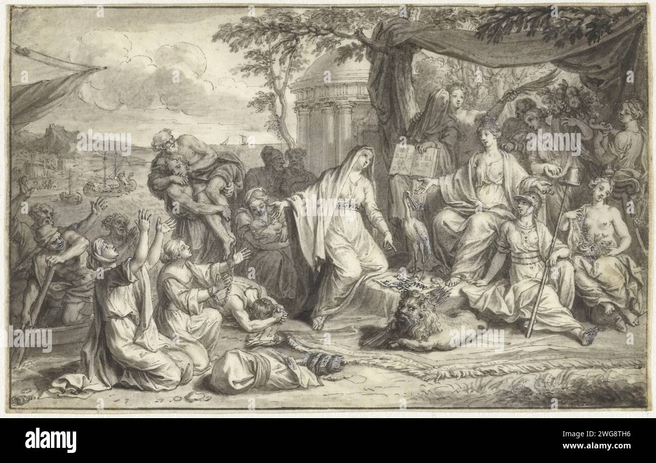 Dutch Republic receives the French Protestant Church, Bernard Picart ...