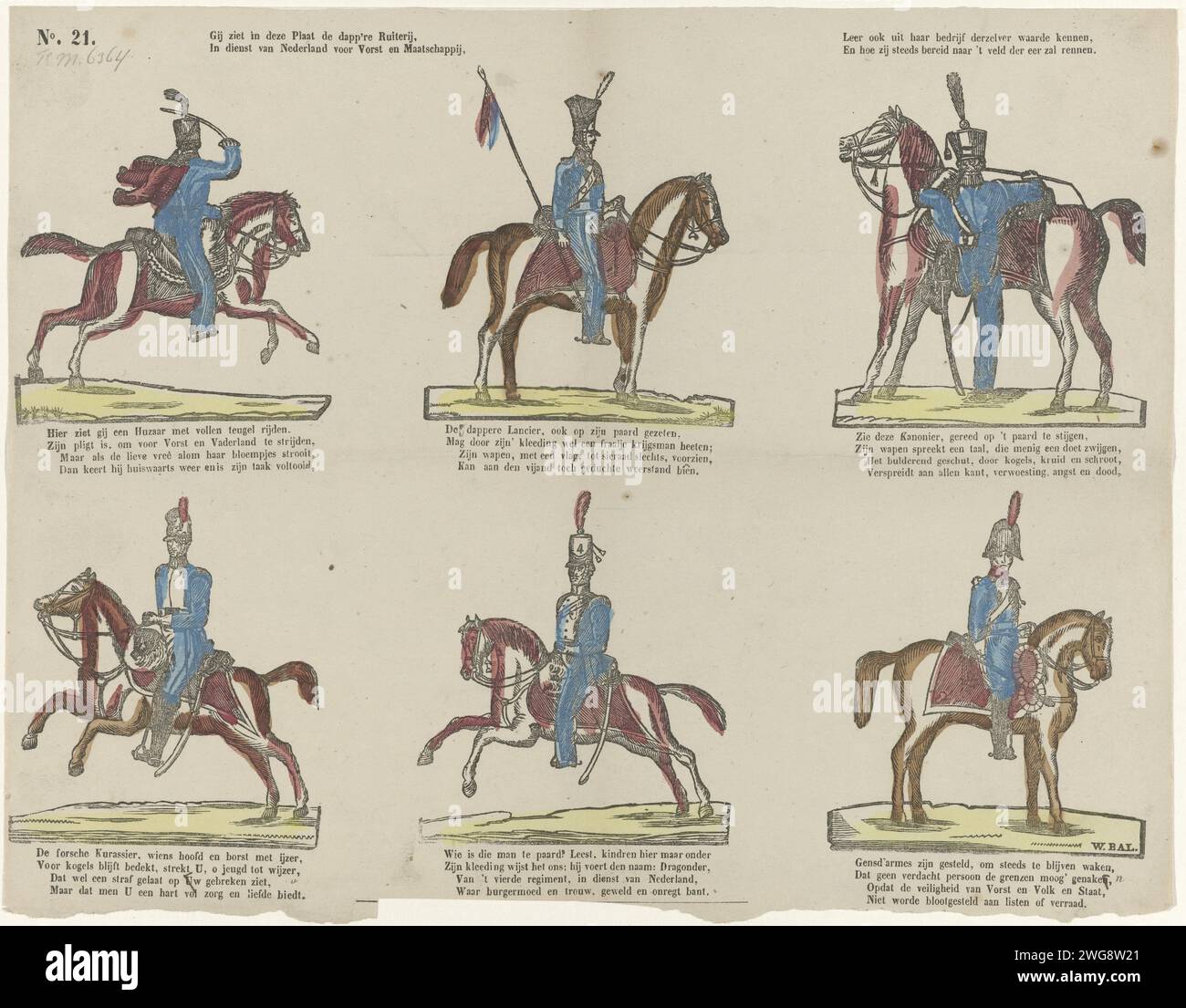 You see in this album De Dapp're cavalry, / employed by the Netherlands ...