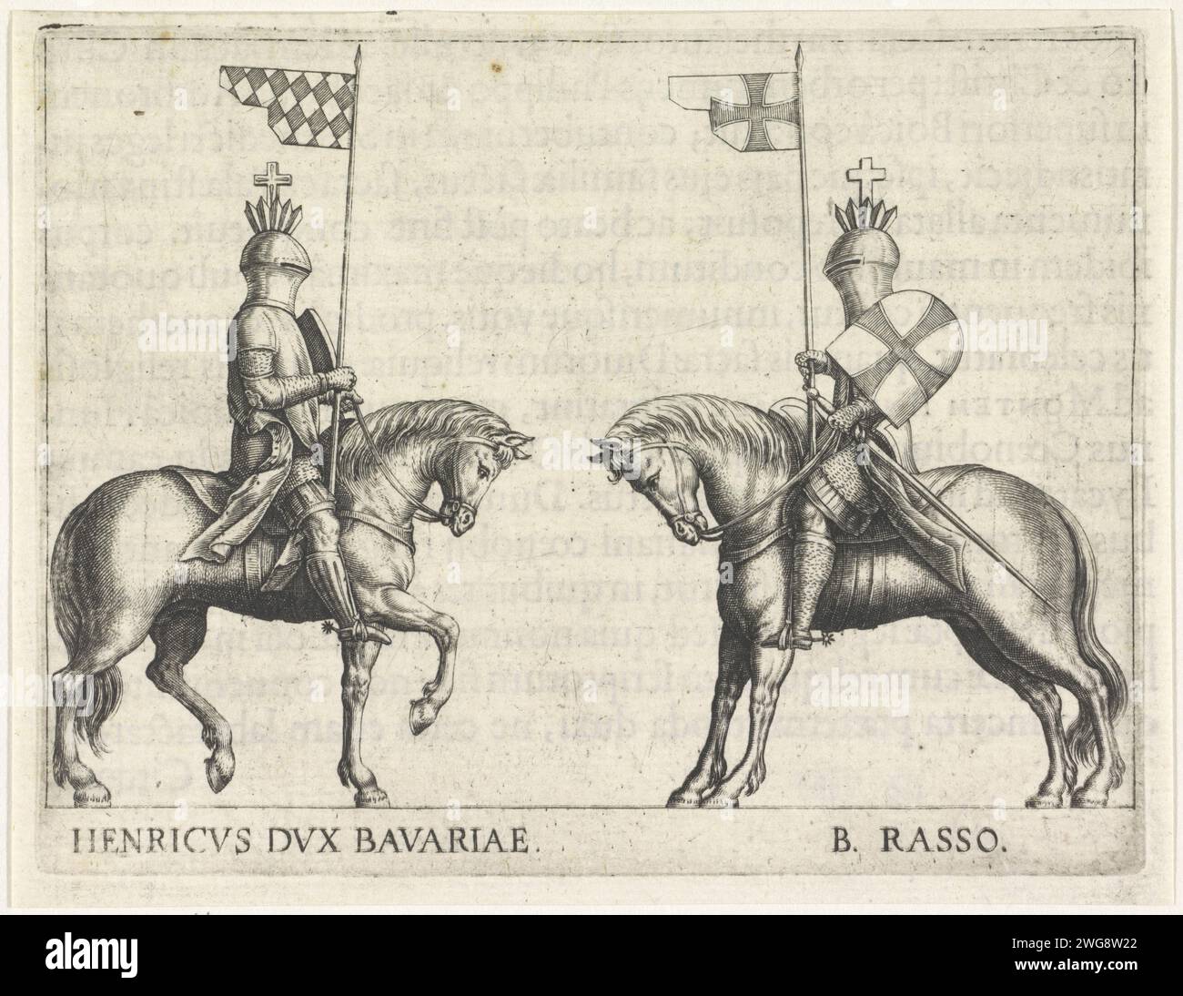 Knights Hendrik, Duke van Bavaria and B. Rasso, Anonymous, 1600 - 1700 ...