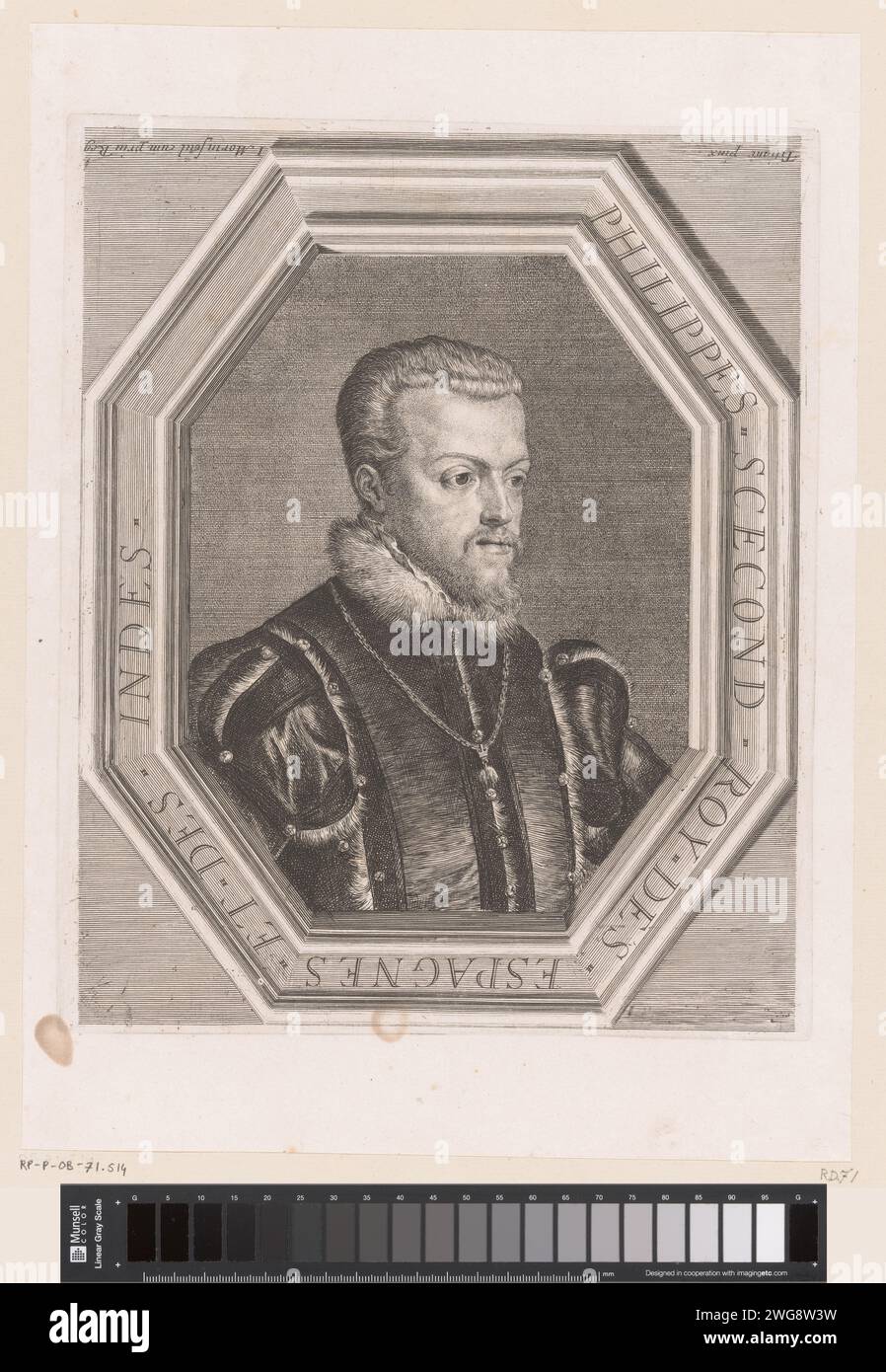 Portrait of Philip II, King of Spain, Jean Morin, After Titian, 1640 ...