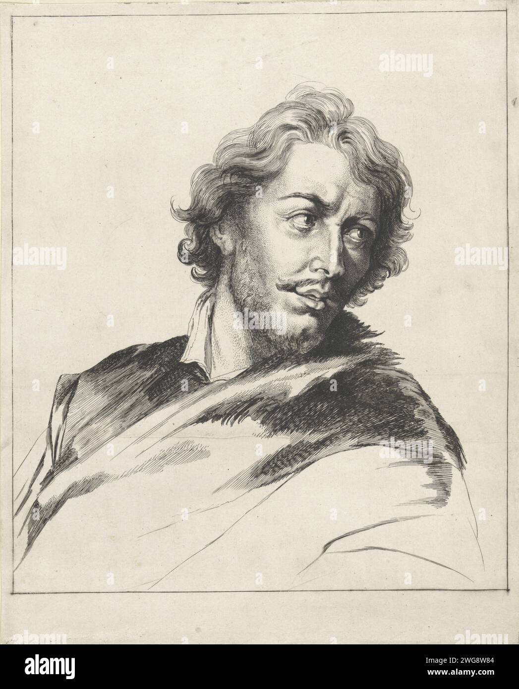 Portrait of Peter Paul Rubens, Jan De Visscher, After Anthony Van Dyck ...