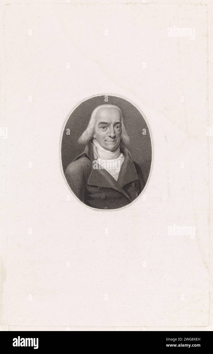 Portrait of writer Pieter Johannes Uylenbroek, Ludwig Gottlieb Portman ...