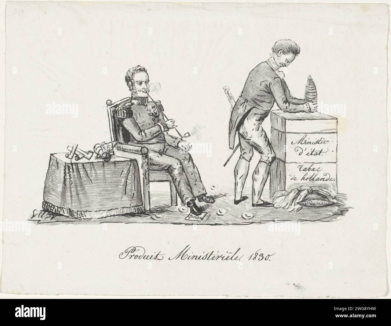 King william i cartoon hi-res stock photography and images - Alamy