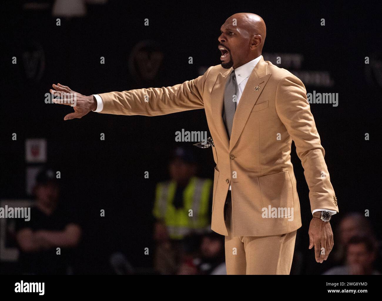 Nashville, Tennessee, USA. 3rd Feb, 2024. Vanderbilt head coach Jerry ...