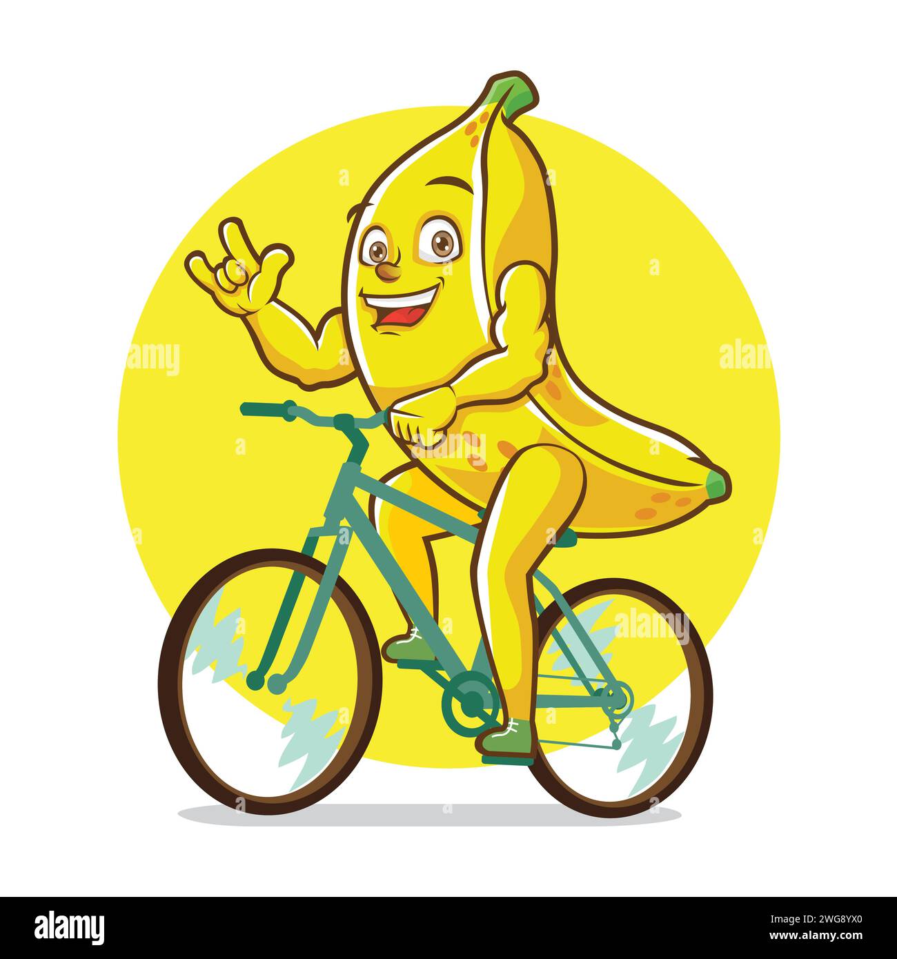 Banana bike Stock Vector Images - Alamy