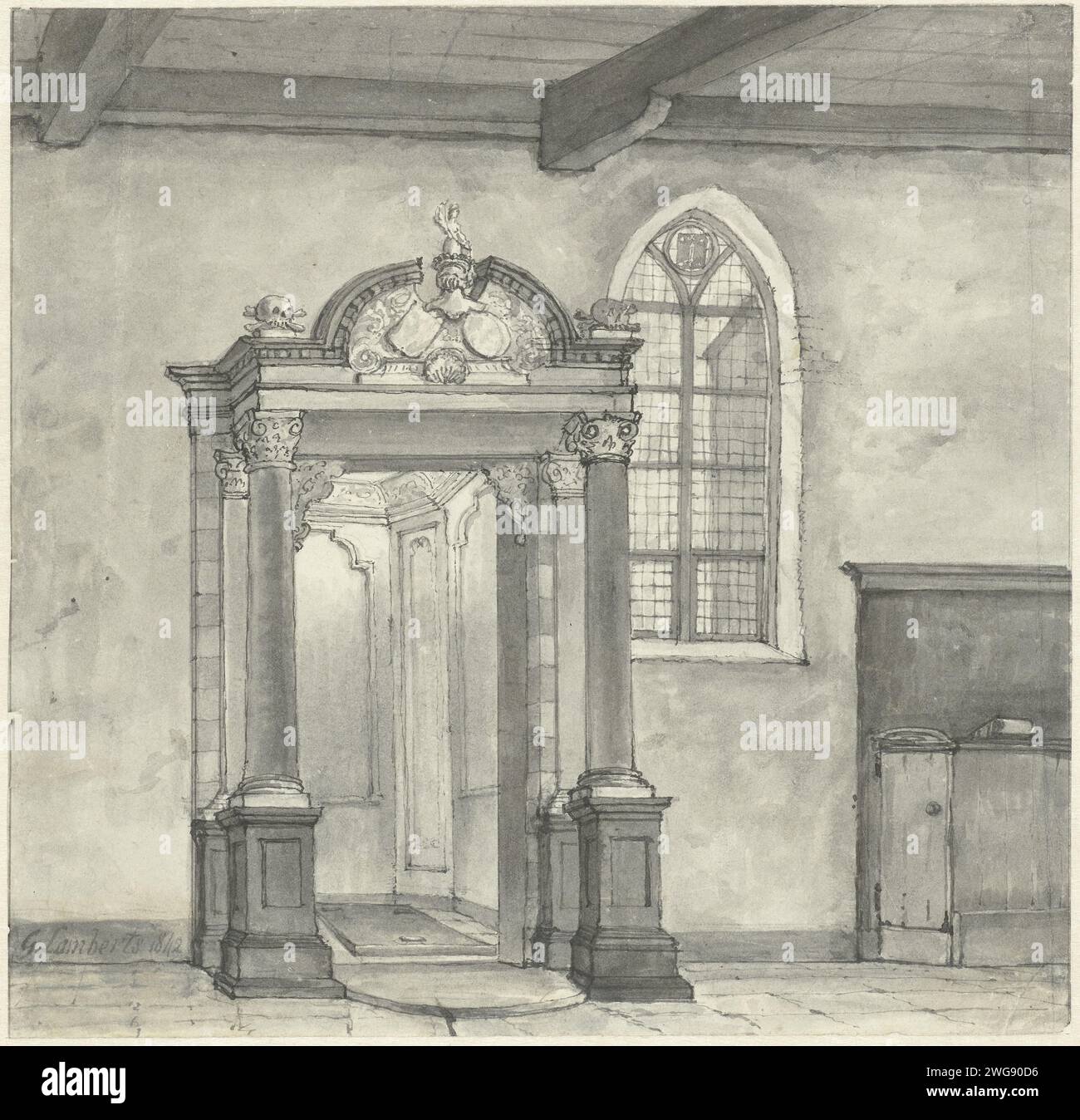 Access to the chapel with the burial cellar of the gentlemen of ...