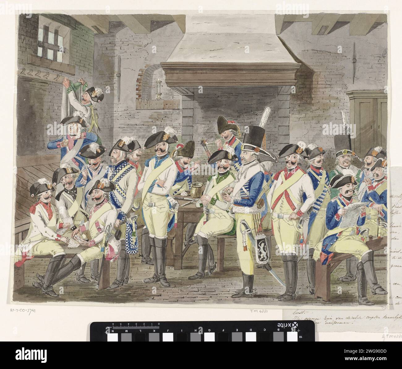 Uniforms of the Dutch Cavalry, ca. 1787-1790, Anonymous, 1787 - 1790 ...