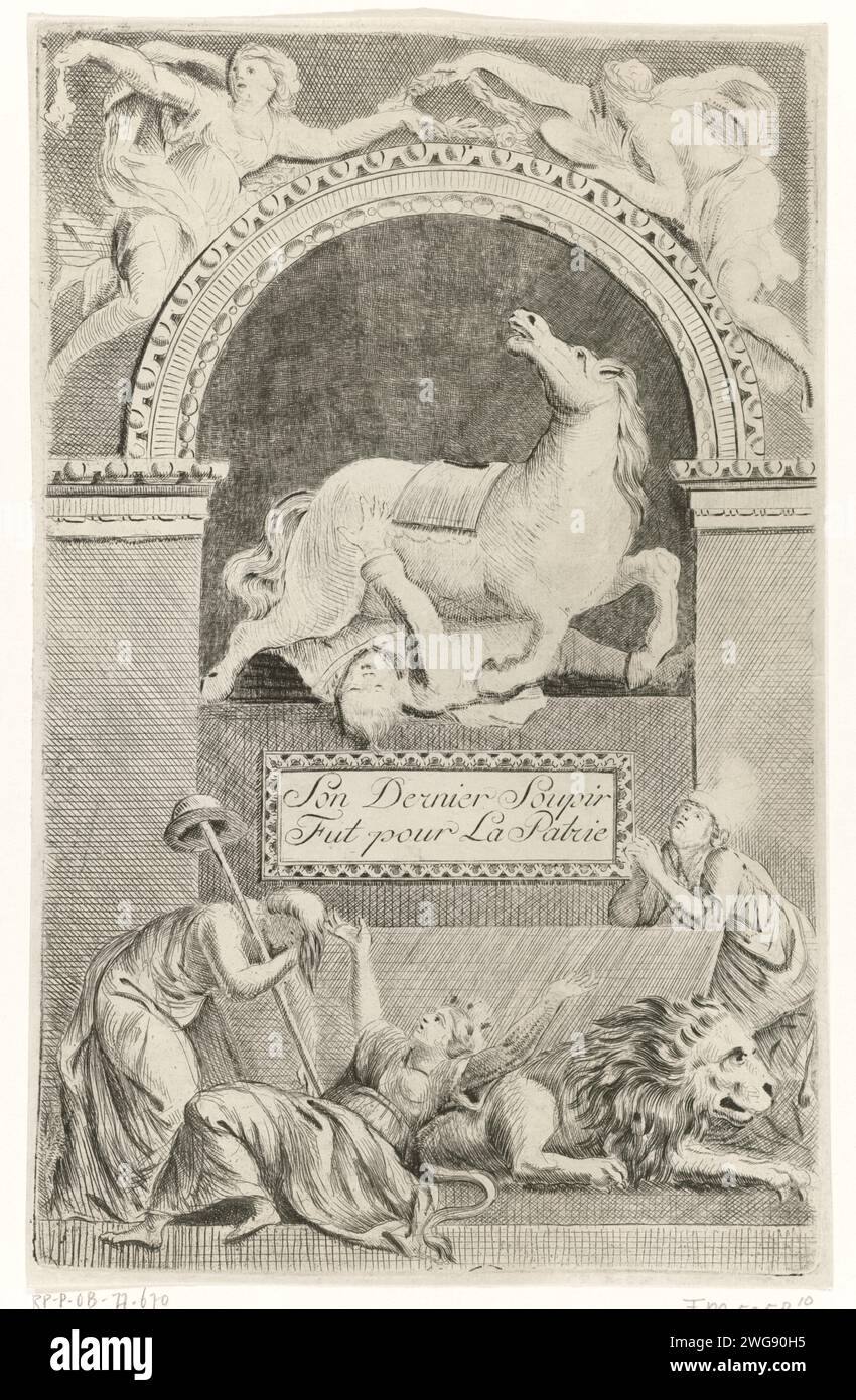 Monument in honor of Colonel General Hazar, died August 3, 1787, 1787 ...