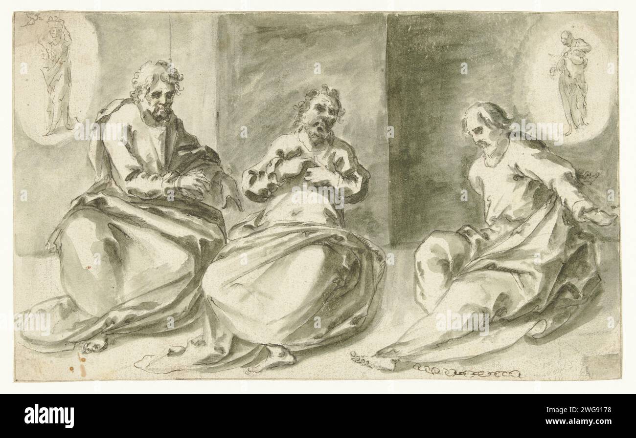 Joseph in prison with the baker and the donor, Karel van Mander ...