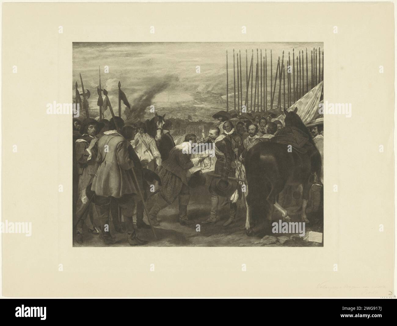 The surrender of Breda, to Velázquez, 1900 - 1904 Reproduction of the ...