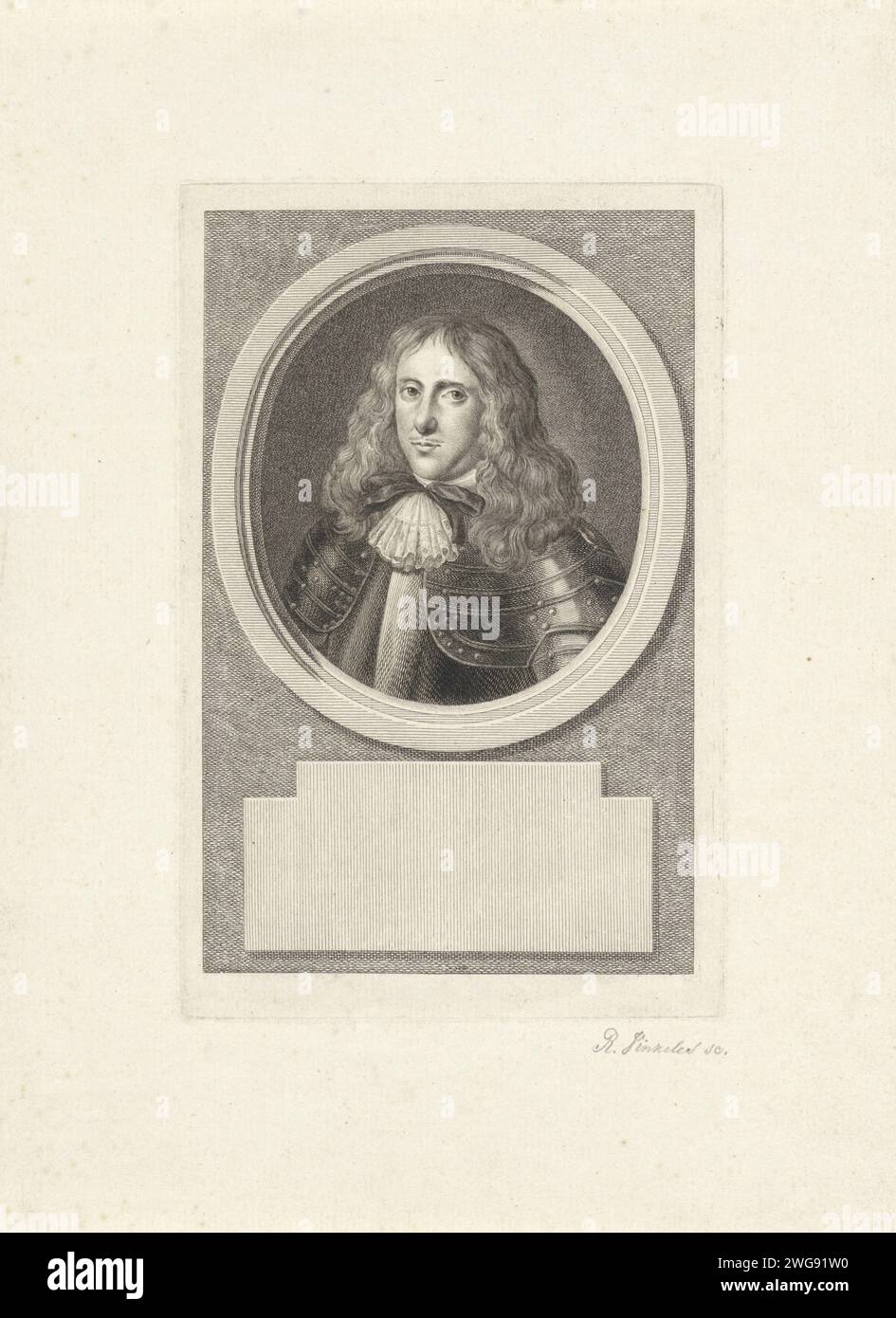 Portrait of Radbodus Hermannus Schelius, Reinier Vinker (I), 1773 print ...