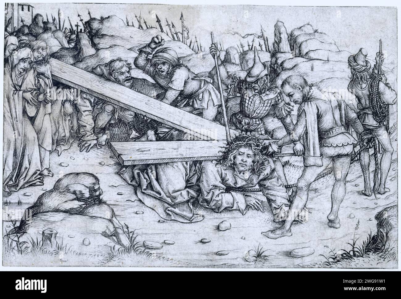 De Kruis support, master of the Amsterdam cabinet, 1478 - 1482 print ...