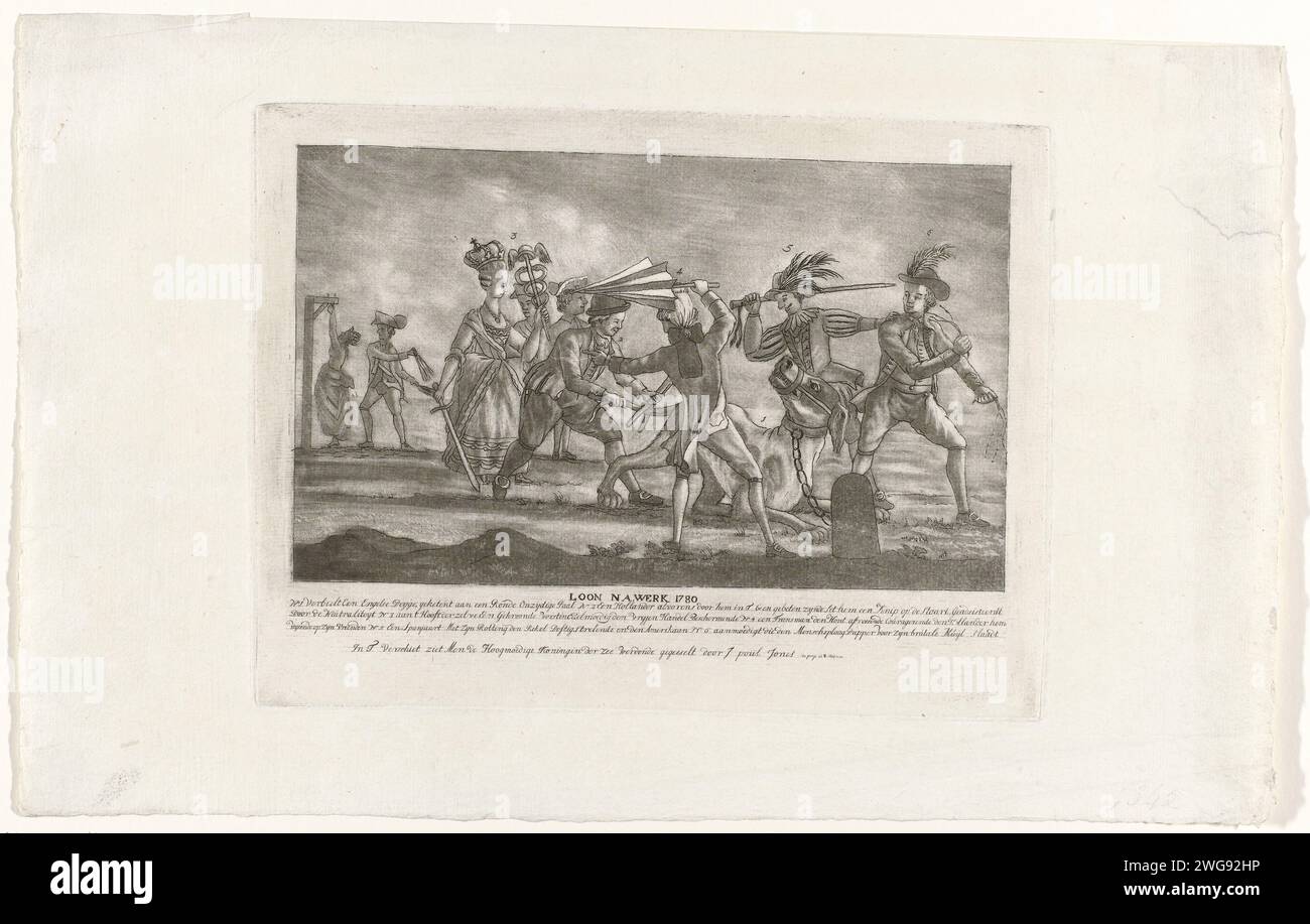 Anglo dutch war cartoon hi-res stock photography and images - Alamy