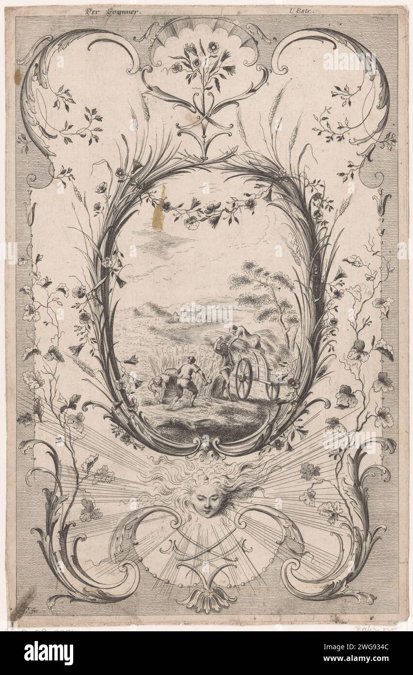 Zomer, Johann Christoph Steinberger, after Jean Antoine Watteau, 1708 ...