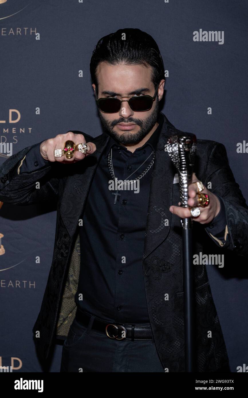 Hollywood, USA. 02nd Feb, 2024. Actor James Moshir attends 2024 World ...