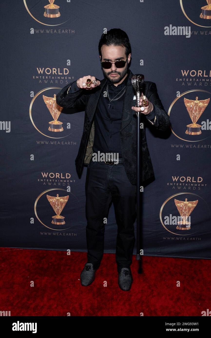 Hollywood, USA. 02nd Feb, 2024. Actor James Moshir attends 2024 World ...