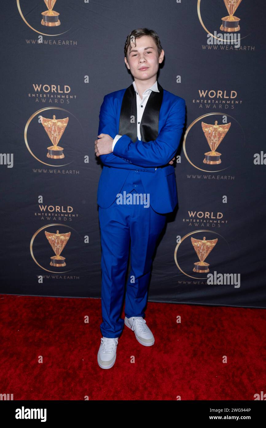 Hollywood, USA. 02nd Feb, 2024. Actor Jake Diaz attends 2024 World ...