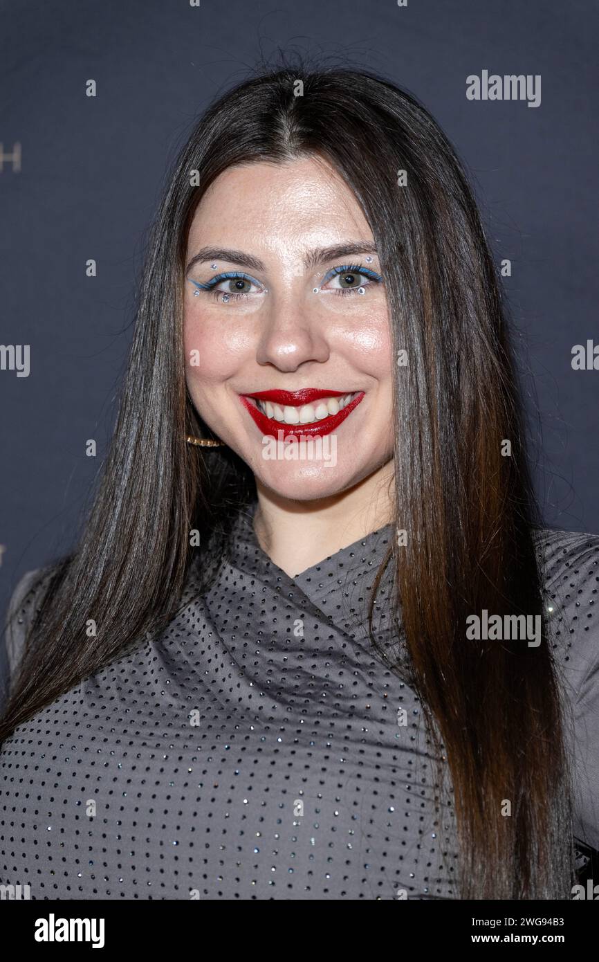 Hollywood, USA. 02nd Feb, 2024. Singer Cindy Fos attends 2024 World ...