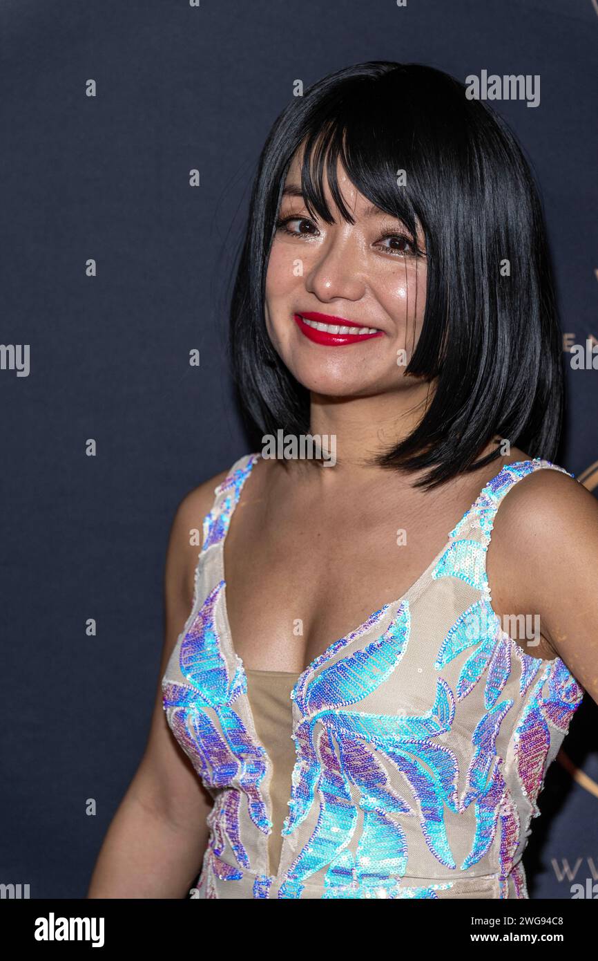 Hollywood, USA. 02nd Feb, 2024. Singer Vivian Fang Liu attends 2024 World Entertainment Awards ...