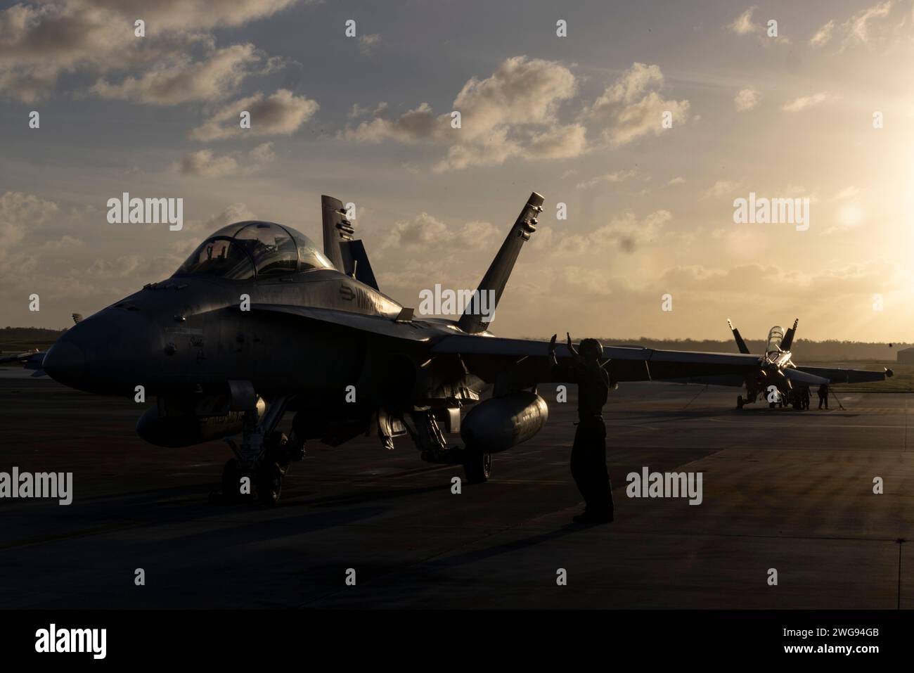 U.S. Marine Corps Cpl. Tyler Hunt, a fixed-wing aircraft mechanic with ...