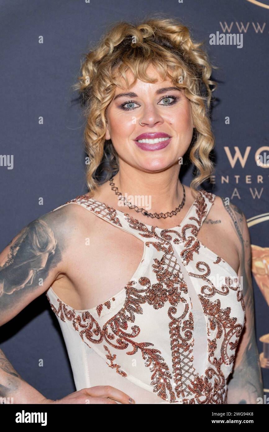 Singer Clare Cunningham attends 2024 World Entertainment Awards ...