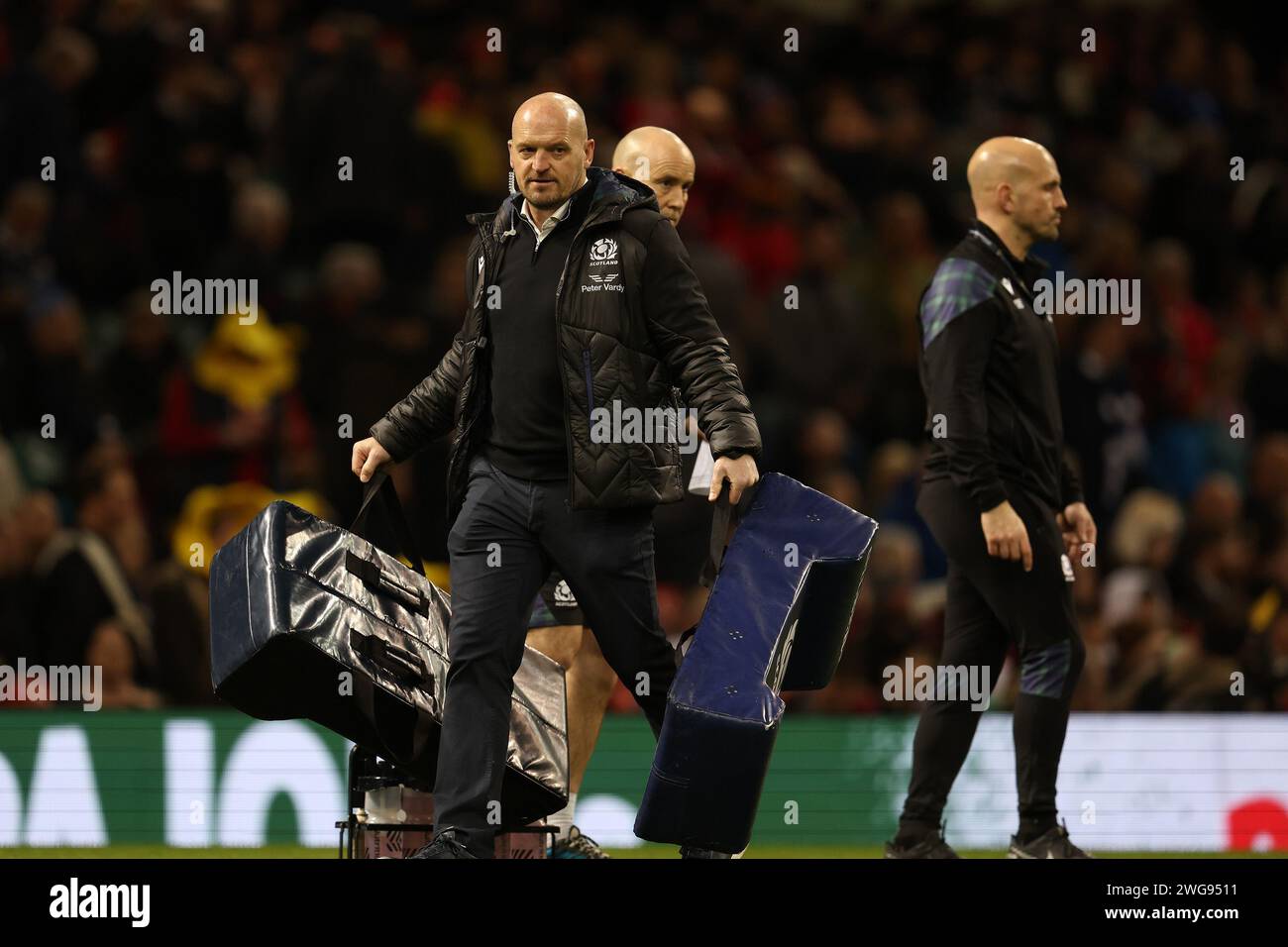 Cardiff, UK. 03rd Feb, 2024. Gregor Townsend, the head coach of the ...